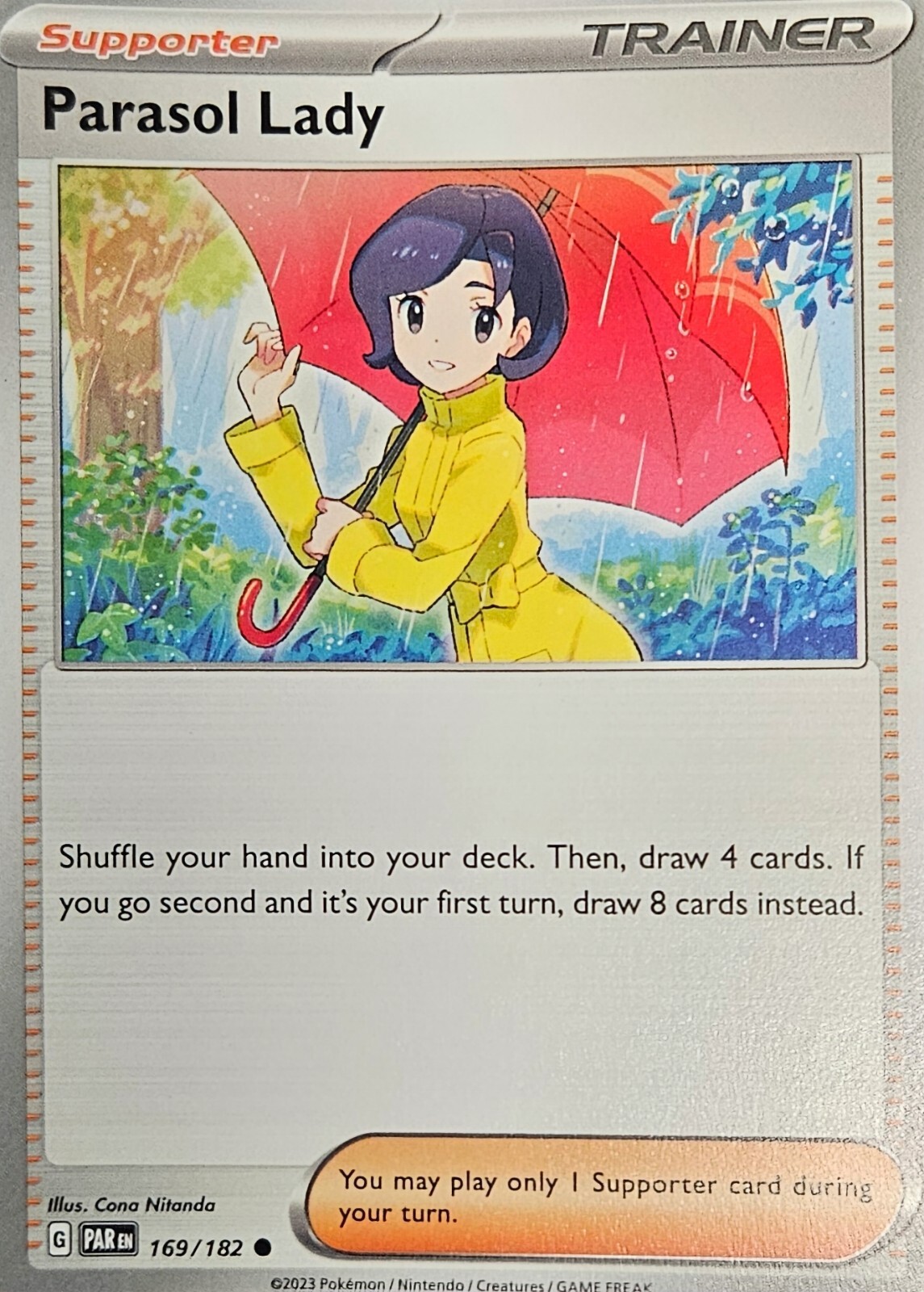 Pokémon TCG Parasol Lady Paradox Rift 169/182 Common | eBay