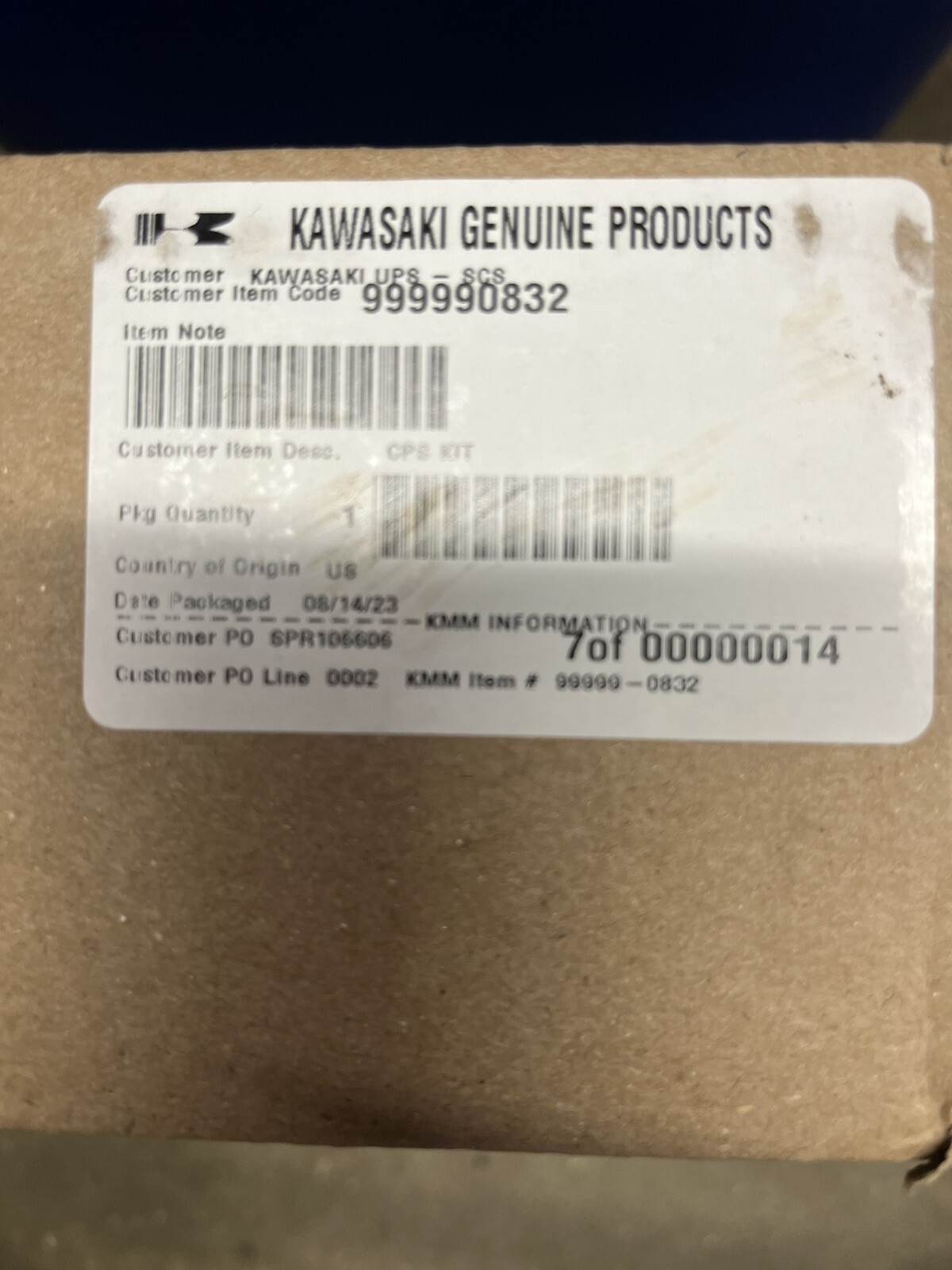 Genuine Kawasaki HARNESS MAIN Part# 99999-0832 26031-3741 for sale ...