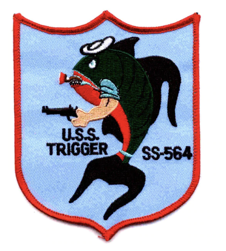 5" NAVY SS-564 TRIGGER EMBROIDERED PATCH | eBay