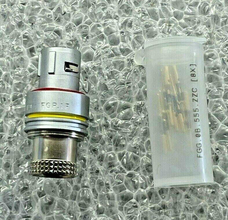 LEMO Circular Push Pull Connectors Straight Plug Male W. Key - FGP.1F ...