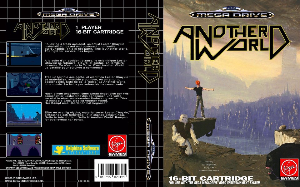 - Another World Mega Drive Genesis NTSC PAL Box Art Case Only | eBay