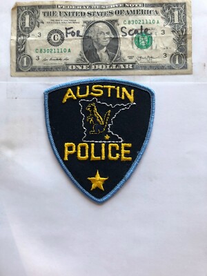 Austin Minnesota Police Patch Un-sewn great condition | eBay