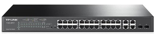 TPLink JetStream 24 Port 10 100Mbps 4 Port Gigabit Smart PoE plus ...