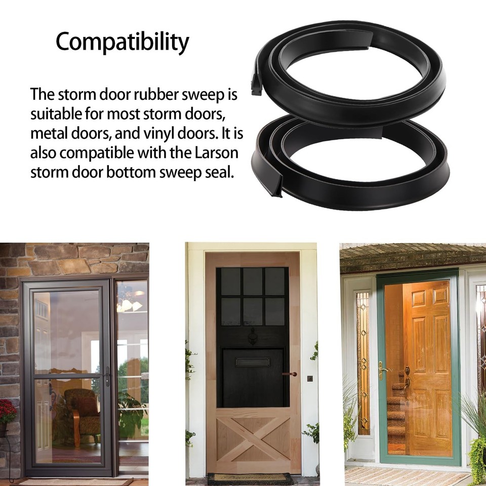 Storm Door Sweep Replacement for Larson, Bottom Seal Expander Sweep for ...