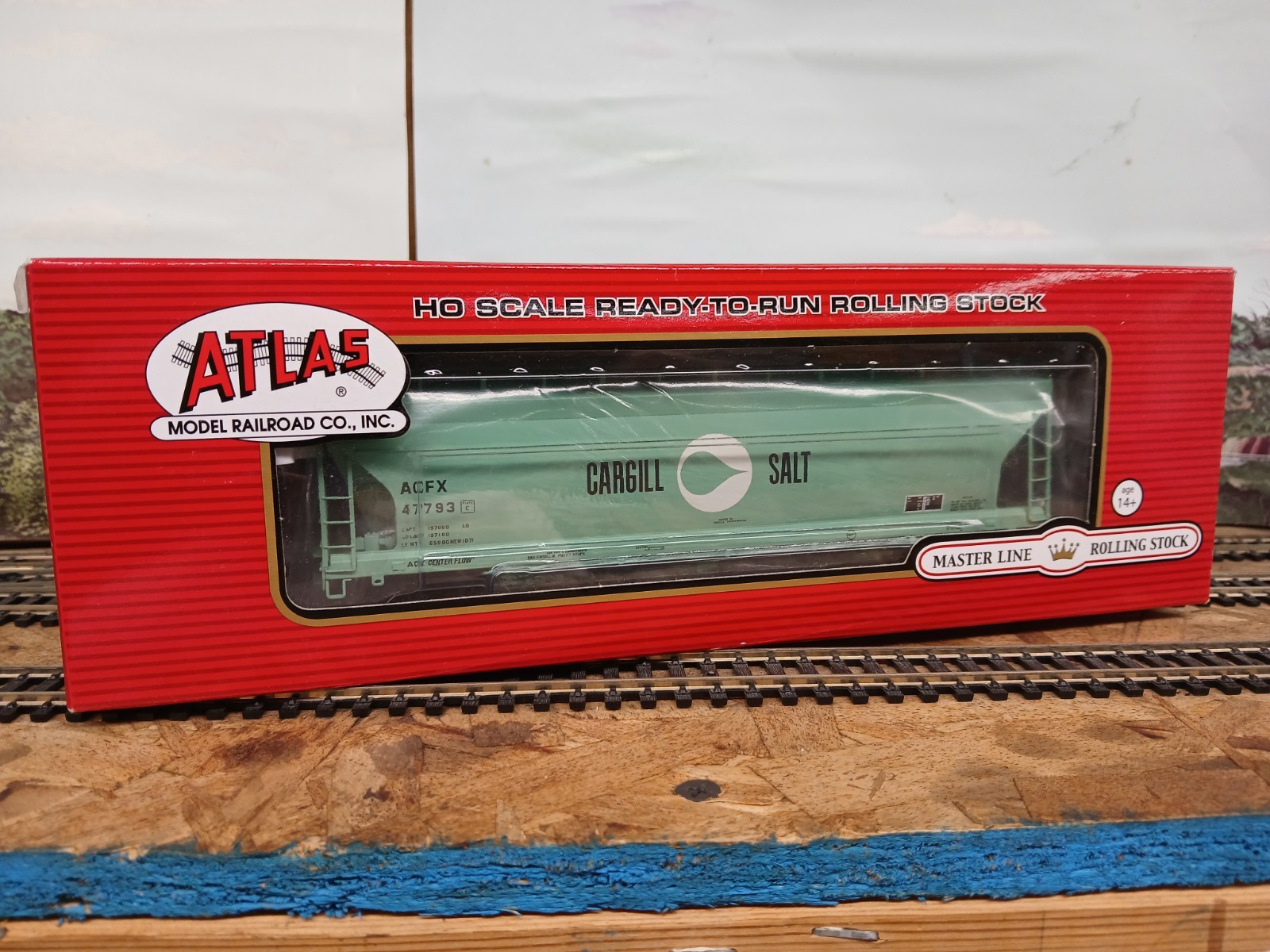Atlas Master HO Cargill Salt ACFX 47793 3-bay 4650 cov'd hopper ...