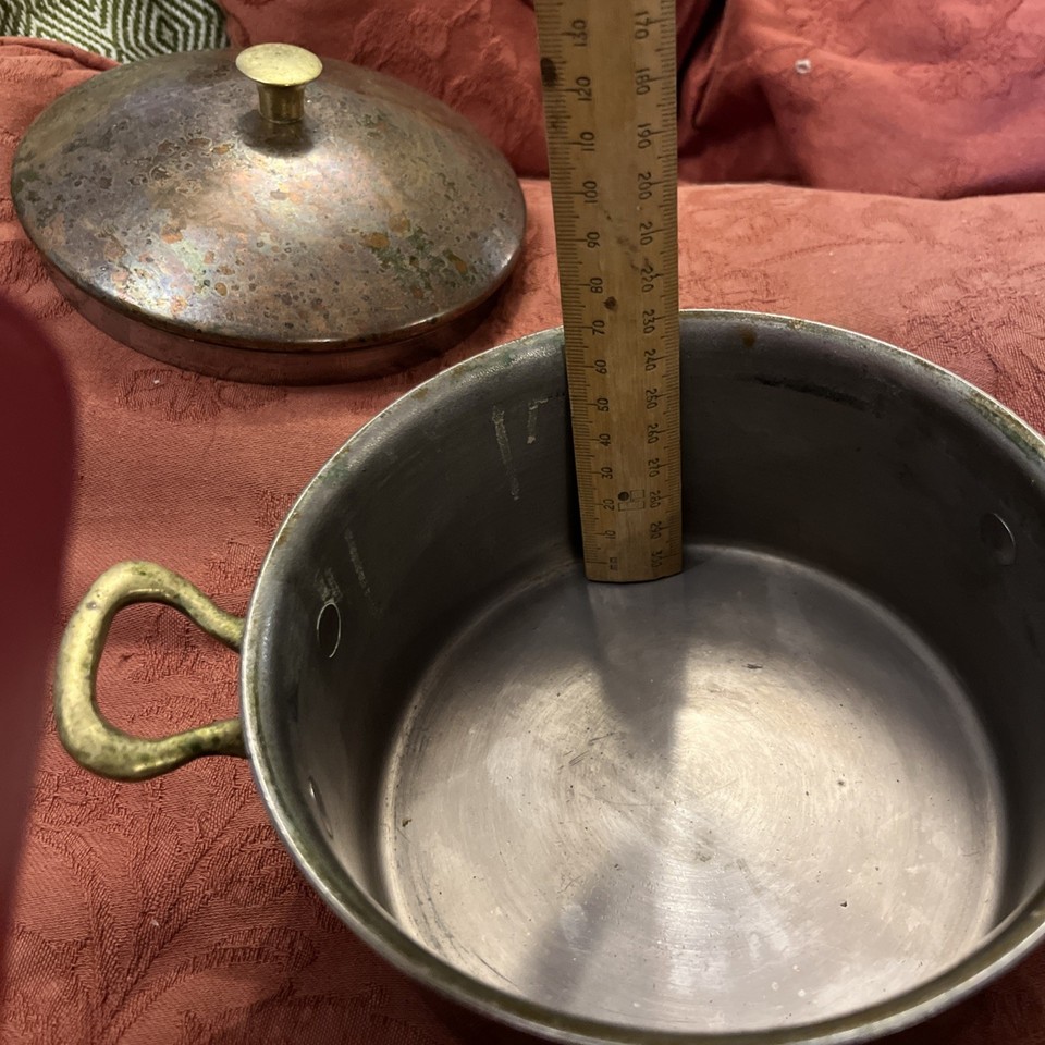 Copper Bottom Cook Pot With Lid, Good condition | eBay UK