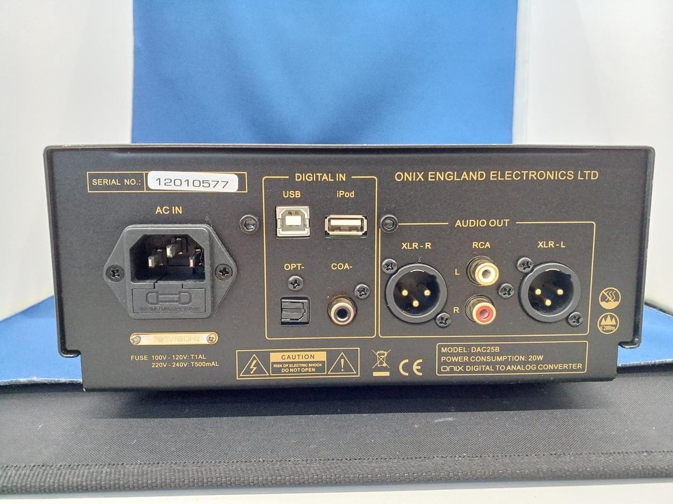 ONIX DAC-25B Headphone Amplifier Black Used From Japan | eBay