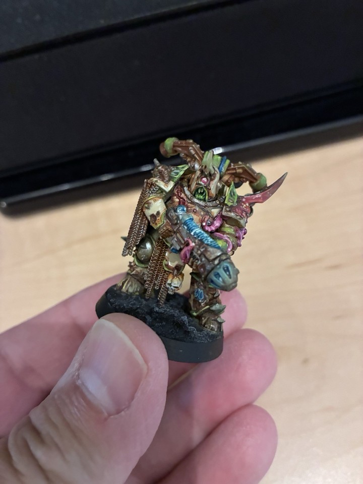 Painted Nurgle Death Guard Chaos Marines Plague Warhammer 40K Kill Team ...