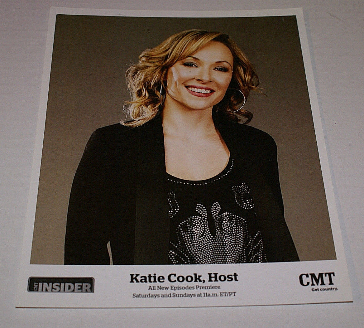KATIE COOK #2 CMT INSIDER HOST OFFICIAL 8"X10" PROMOTIONAL PICTURE RARE ...