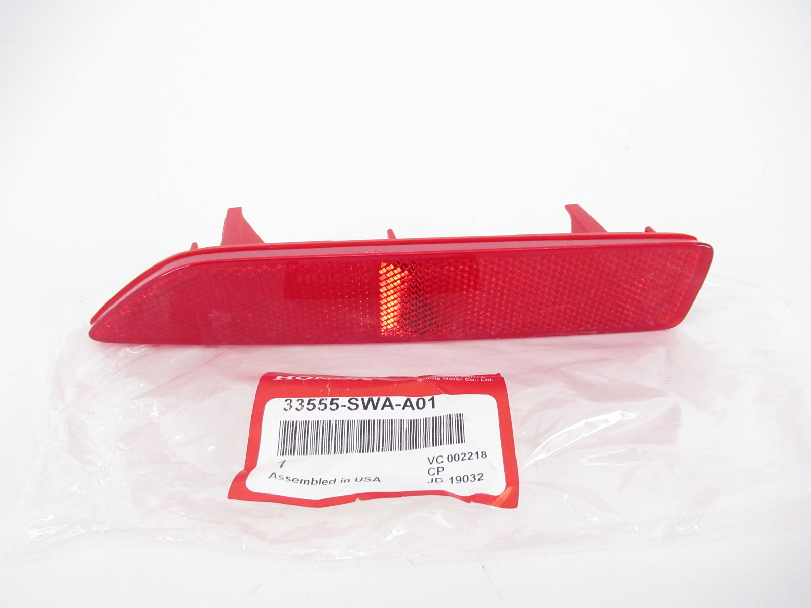 Genuine OEM Honda Acura 33555-SWA-A01 Driver Rear Reflector Trim Assy ...
