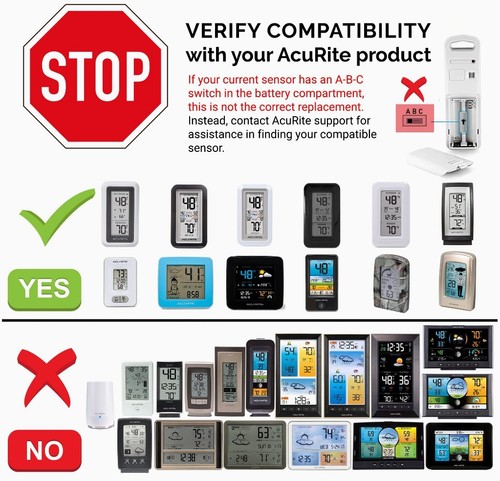 AcuRite model 00606TXA1 replacement outdoor temperature sensor | eBay