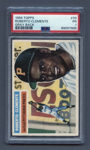 1956 Topps - Gray Back #33 Roberto Clemente for sale online | eBay