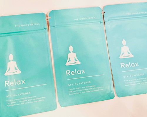The GOOD PATCH, RELAX | 12 Patches | Smile & Ease into your day VEGAN ...