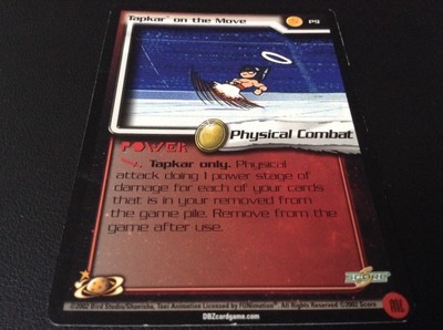 DRAGON BALL Z CCG TAPKAR ON THE MOVE P9 WORLD GAMES SAGA PROMO!! | eBay