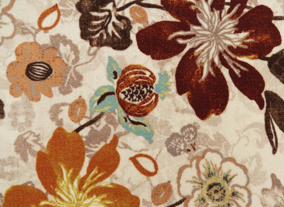 RUG RUNNER Custom Size Floral Multicolor Design Non Skid 26" Width | eBay