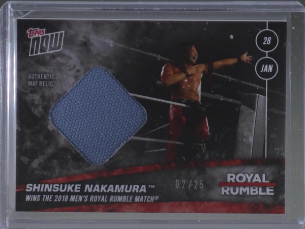 2018 Topps WWE Then Now Forever - Royal Rumble Mat Relics Silver #MRRR ...