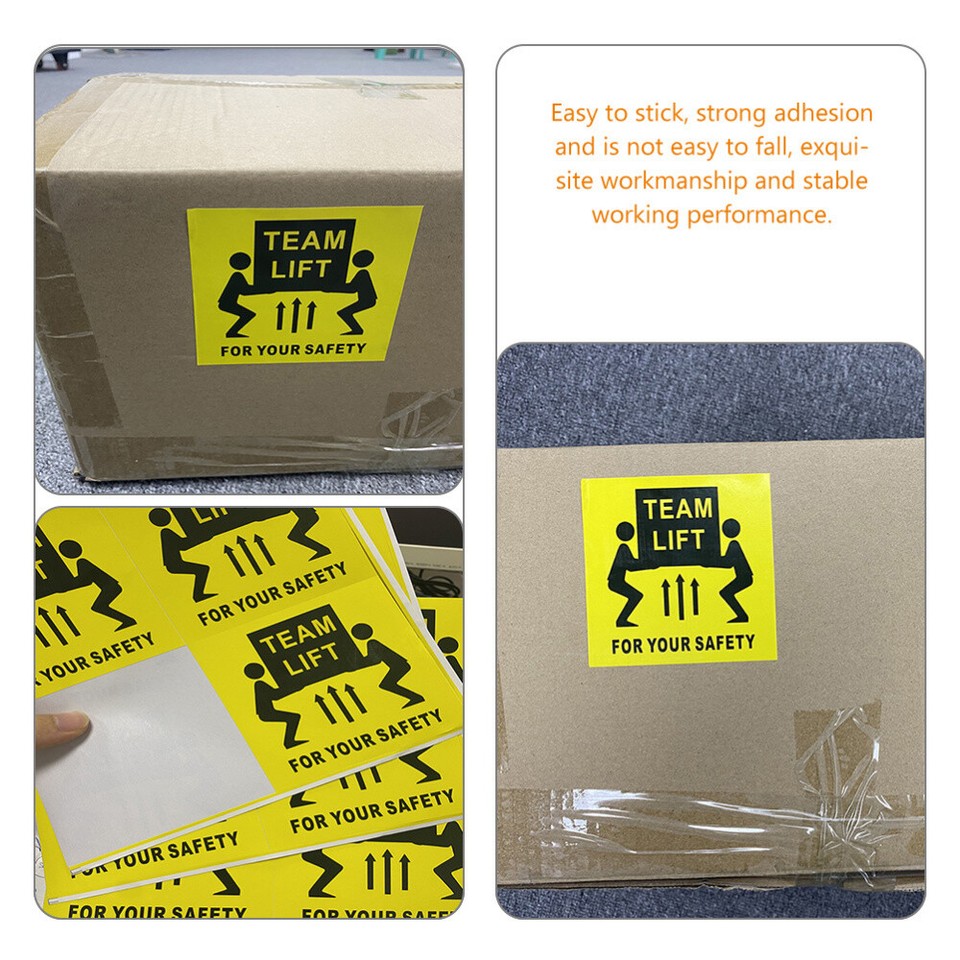 200 Pcs Caution Labels Overweight Stickers Easy to Warning Office | eBay