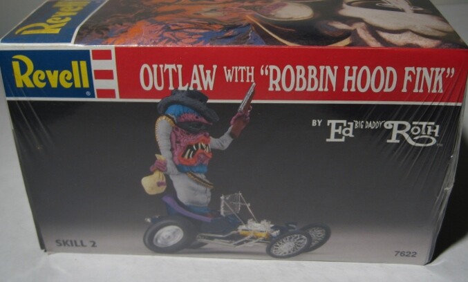 Revell Outlaw Robbin Hood Rat Fink model kit #7622 Ed Big Daddy Roth ...
