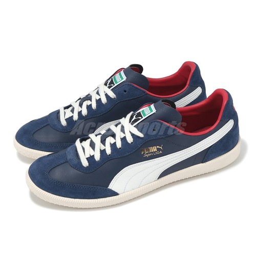 Puma Super Liga OG Retro Navy White Red Men Casual Lifestyle Shoes ...
