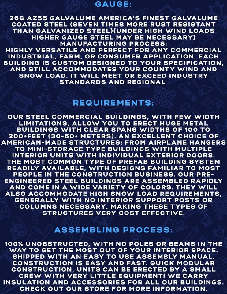 NEW DURO Steel Mini Self Storage 15x100x9.5 Metal Building Incl 10 Roll ...