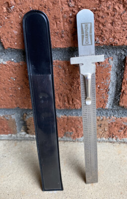 Champion Spark Plugs Ruler Advertising - Vintage - 64ths Metric - MM ...