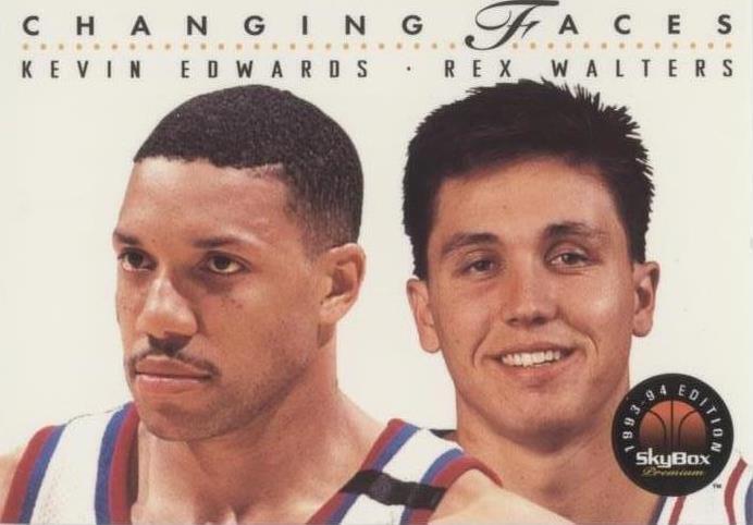 1993-94 Skybox Premium - Kevin Edwards, Rex Walters #308 (RC) for sale ...