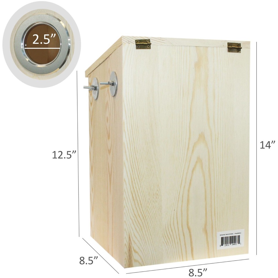 Squirrel Nest Box - For Grey Squirrels & Flying Squirrels | eBay