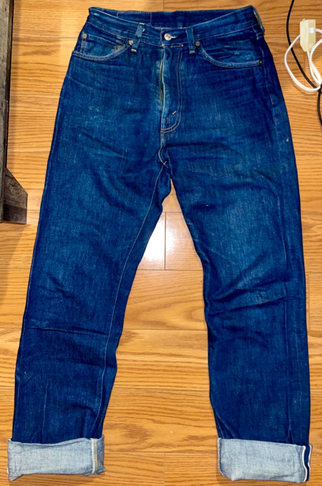 Levi's LVC 1950s 701 BigE Pink Selvedge W28x34(29x34)… - Gem