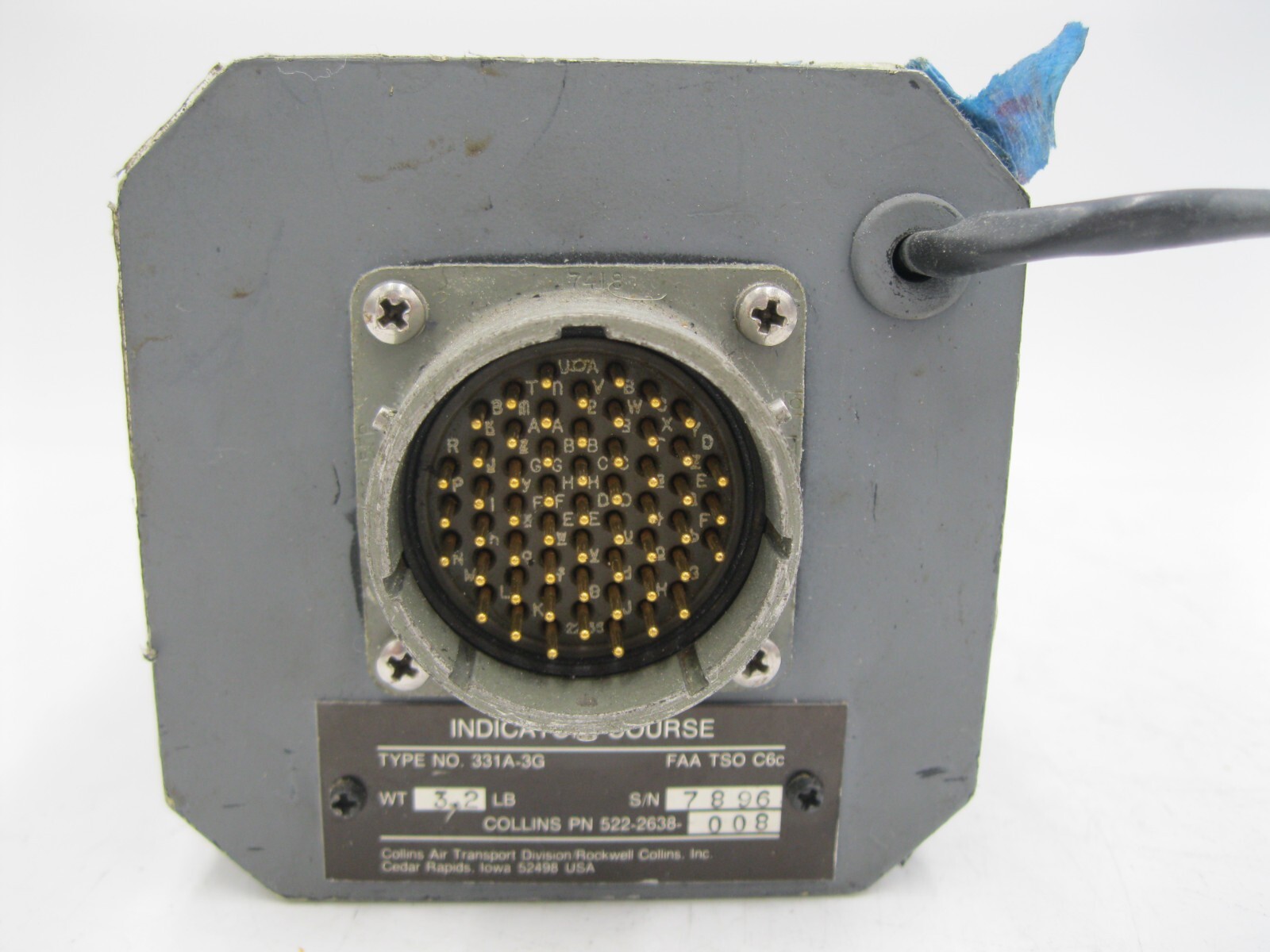 Rockwell Collins 331A-3G HSI 5V Gray PN: 522-2638-008 | eBay