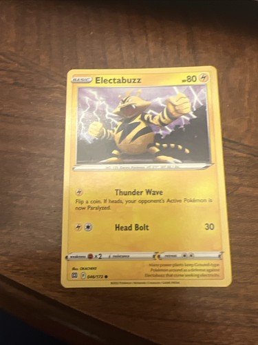 POKEMON Trading Card Electabuzz Basic HP80 046/172 2022 | eBay