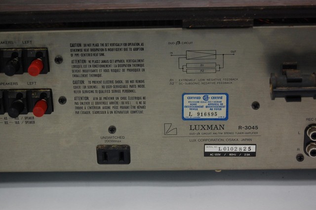 Luxman R-3045 Receiver Review 3 Pgs Full Test 1980 for sale online | eBay