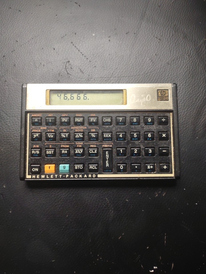 HP 12c Calculator Vintage 1980s Tested Working ⚡ Shipping Read!! | eBay