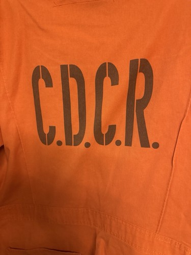 RED KAP Official Jail Prison Inmate Orange Jumpsuit Uniform | eBay