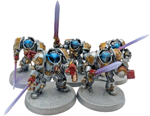 Warhammer 40k Grey Knights Brotherhood Terminators Well Painted Games ...