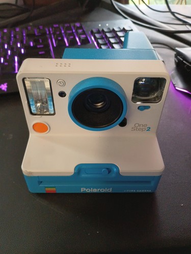 Polaroid One Step 2 I-Type Instant Film Camera Blue White Retro | eBay