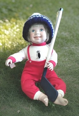 Danbury Mint Porcelain Doll - HOCKEY PLAYER “MARK” by Elke Hutchens ...