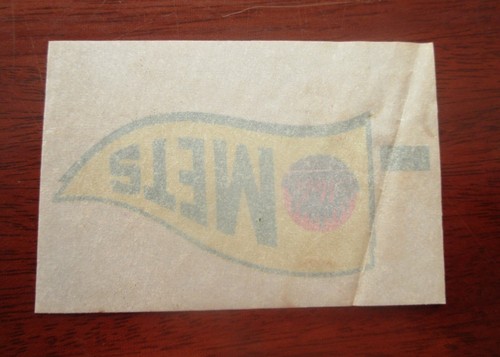 1966 TOPPS RUB-OFF NEW YORK METS TEAM PENNANT | eBay