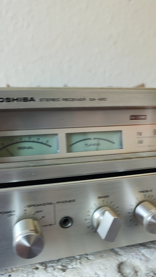 Vintage Toshiba SA420 Stereo Receiver For Repair Parts as is it Watch ...