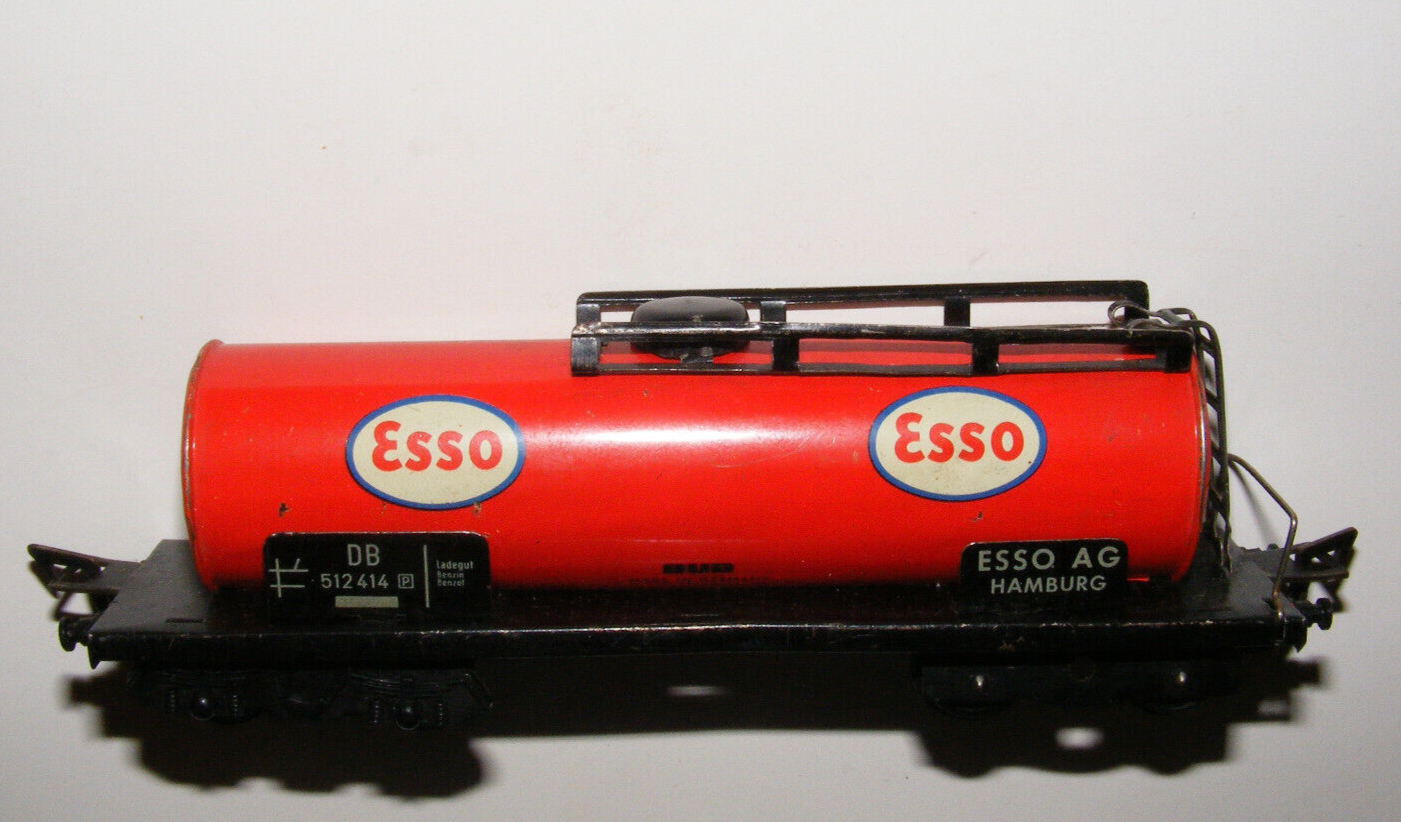 HO DB Waggon Kesselwagen ESSO 4 achs Blech Eisenbahn BUB Kaufhaus Bahn | eBay.de