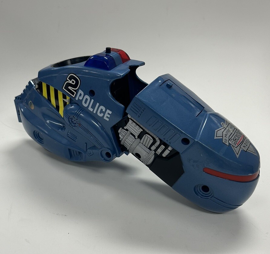 RARE 1998 LOOSE RoboCop Alpha Commando RoboCycle Vehicle Toy Island 95% ...