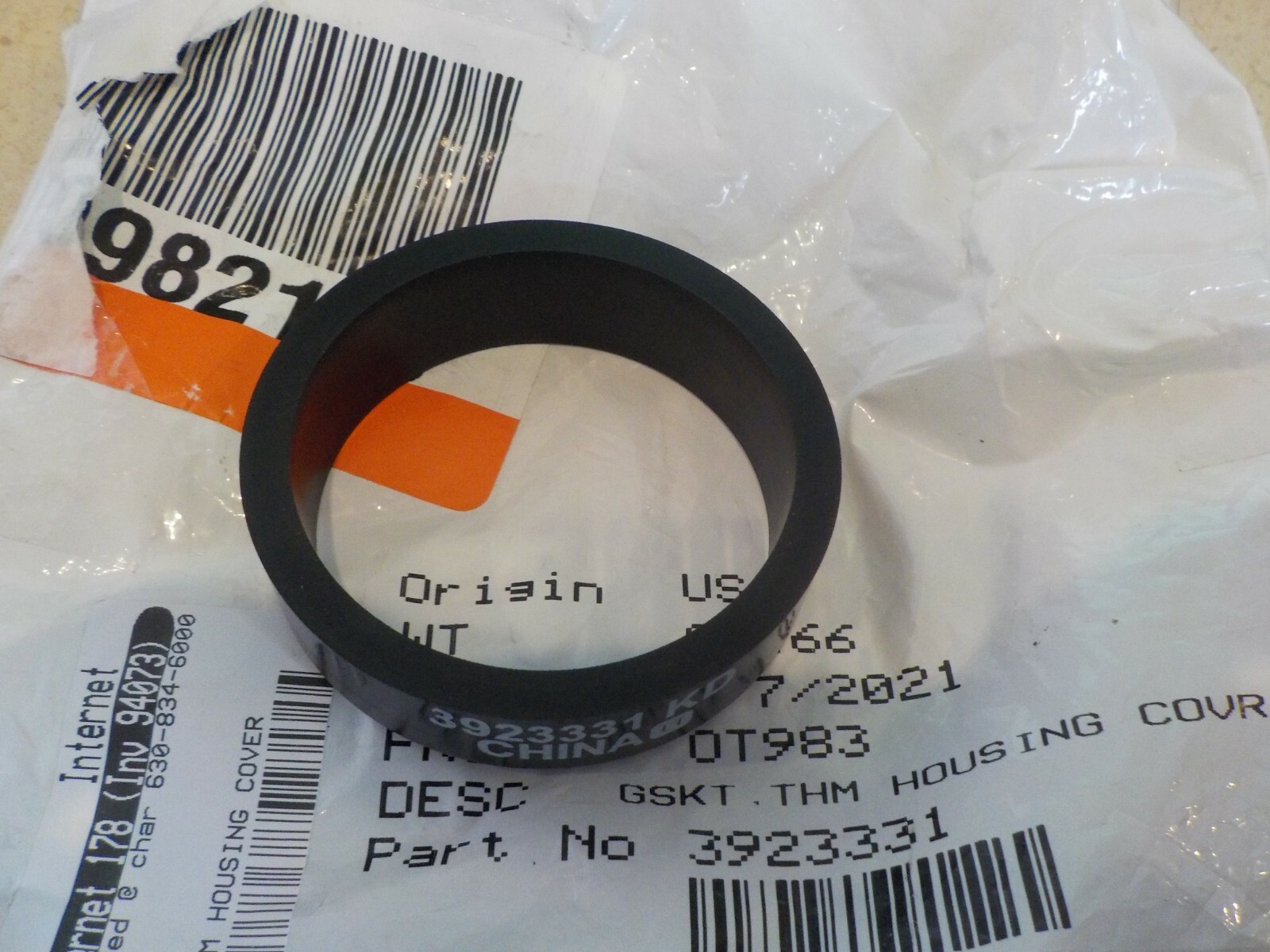 CUMMINS 3923331 Thermostat Housing cover Gasket | eBay