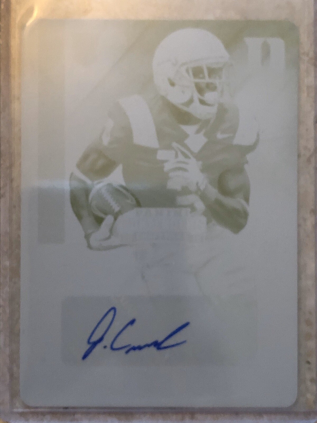 2015 Jamison Crowder 1/1 Auto RC Panini Contenders Printing Plate Duke ...