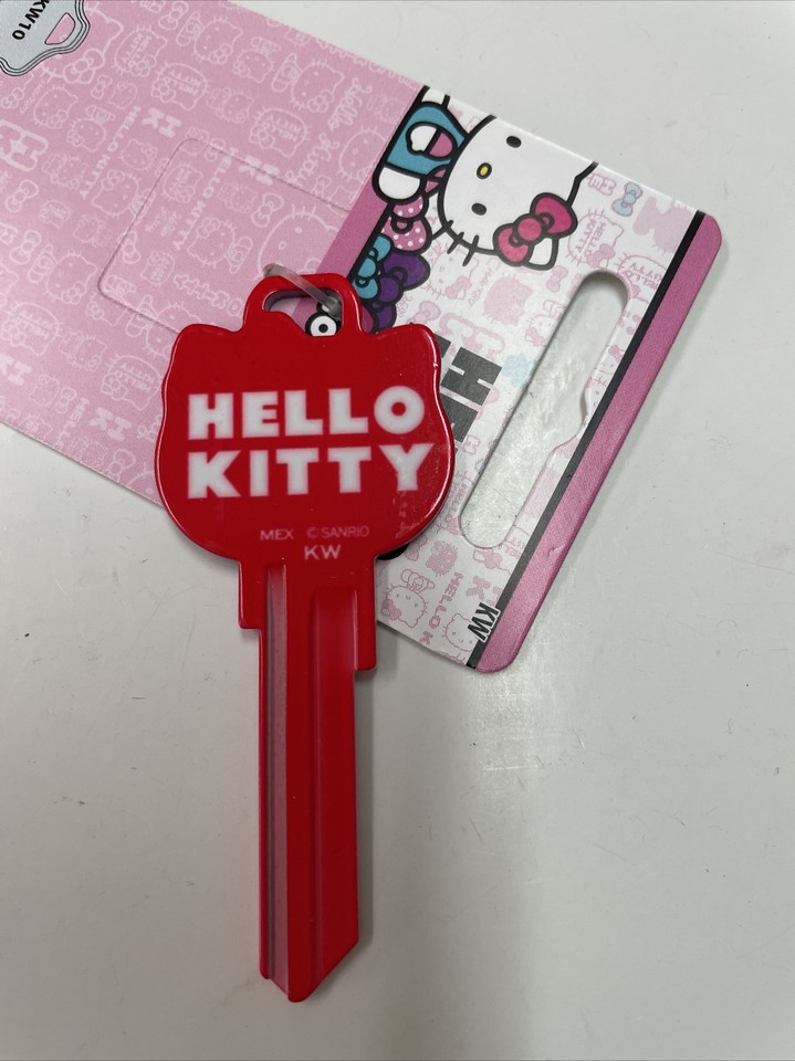 Hello Kitty Head Shape Kwikset KW1 House Key Blank / Sanrio Licensed | eBay