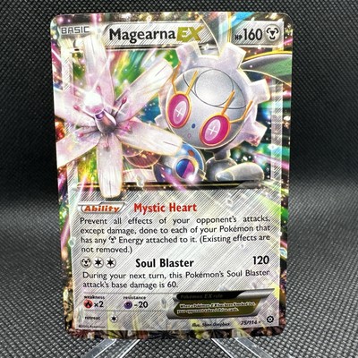 Pokémon TCG Magearna-EX Steam Siege 75/114 Holo Holo Rare EX | eBay