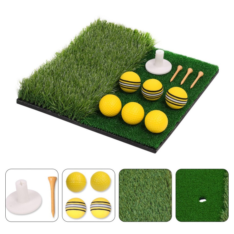 Mixed Color Golf Tees Training Equipment Practical Golfing Hitting Mat ...