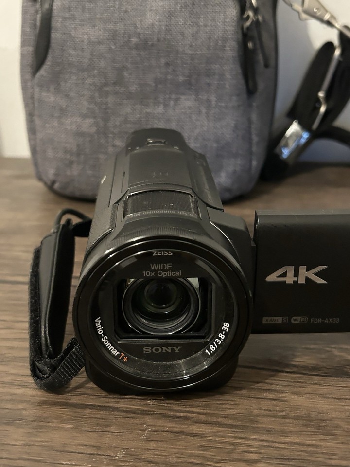 Sony FDR-AX33 4K Handycam Digital Camcorder Bundle | eBay