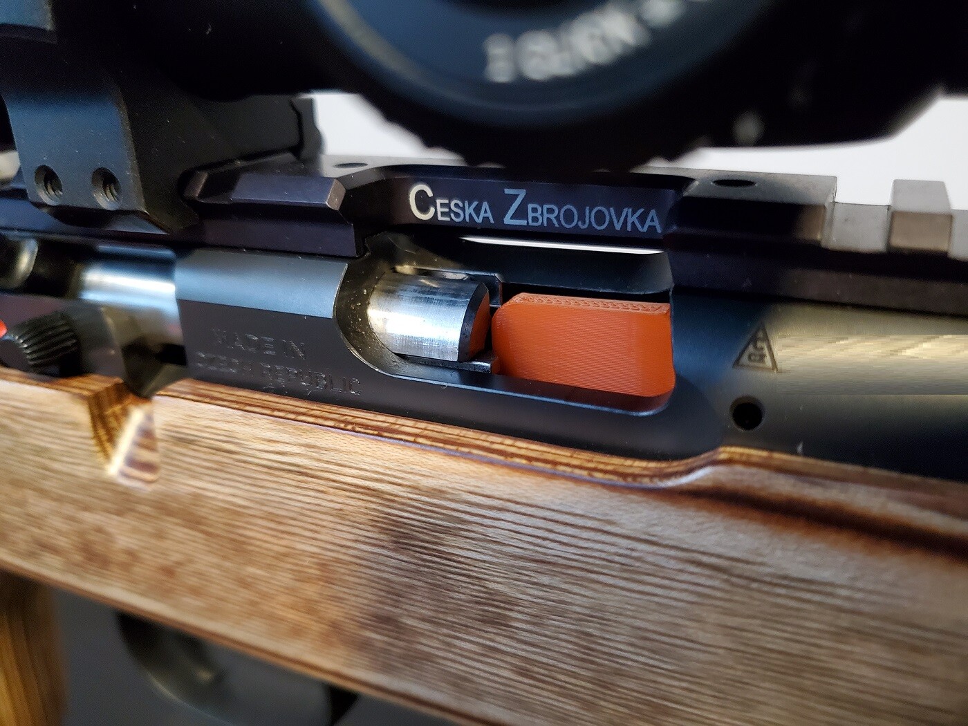 CZ 22LR Mag Block Chamber Flag - 457/455/453/452/513/512 - MPA & MDT ...