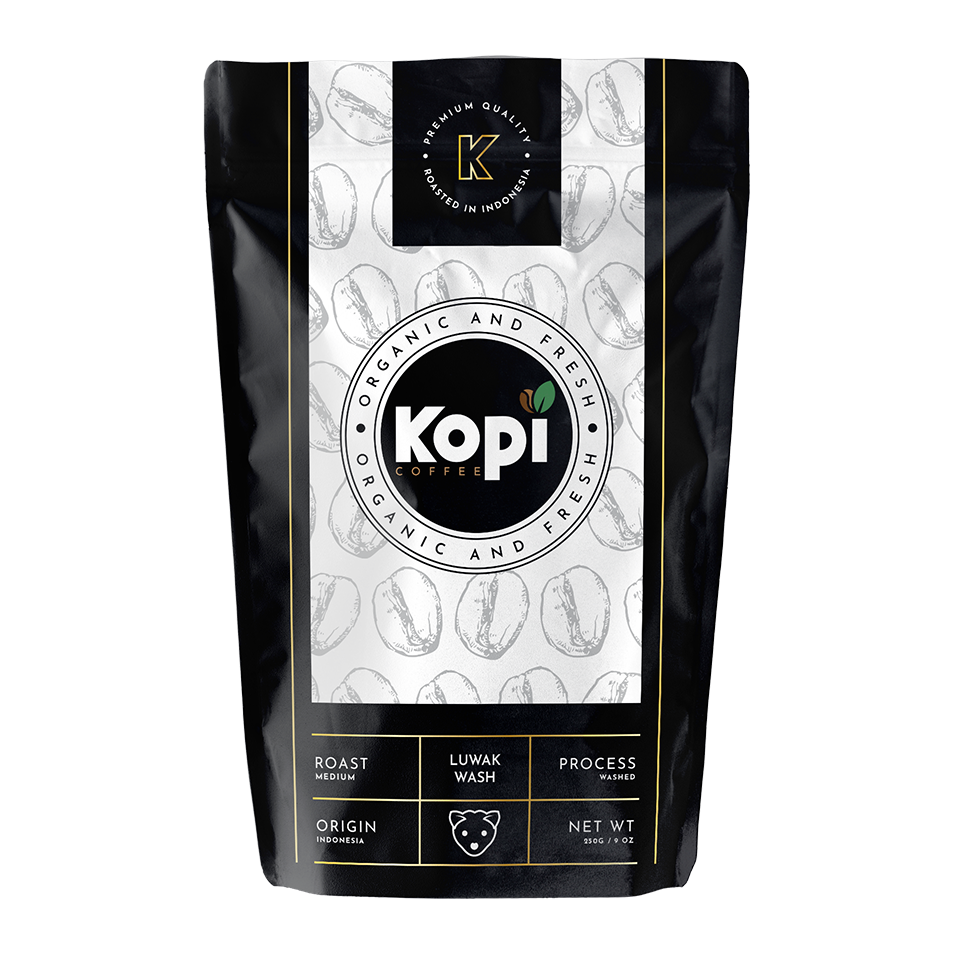 NEW Fresh Indonesian Kopi Luwak Arabica Coffee Beans Medium Roasted ...