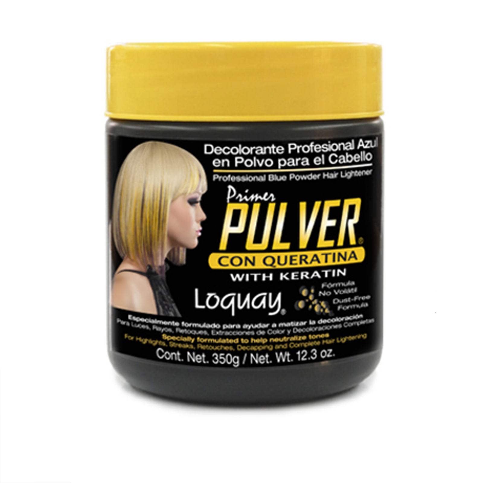 LOQUAY: Professional Blue Powder Hair Lightener with Keratin | eBay