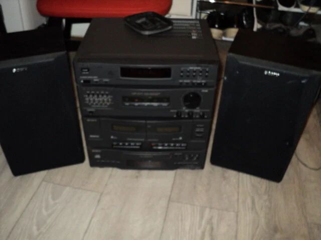 Sony LBT-D107 Stereo Tuner, Tape Deck, CD Player With